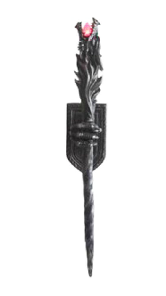 WIZARD'S SCEPTRE Dragon Wizard Staff (TIP LIGHTS UP) Figure Statue H24 ...